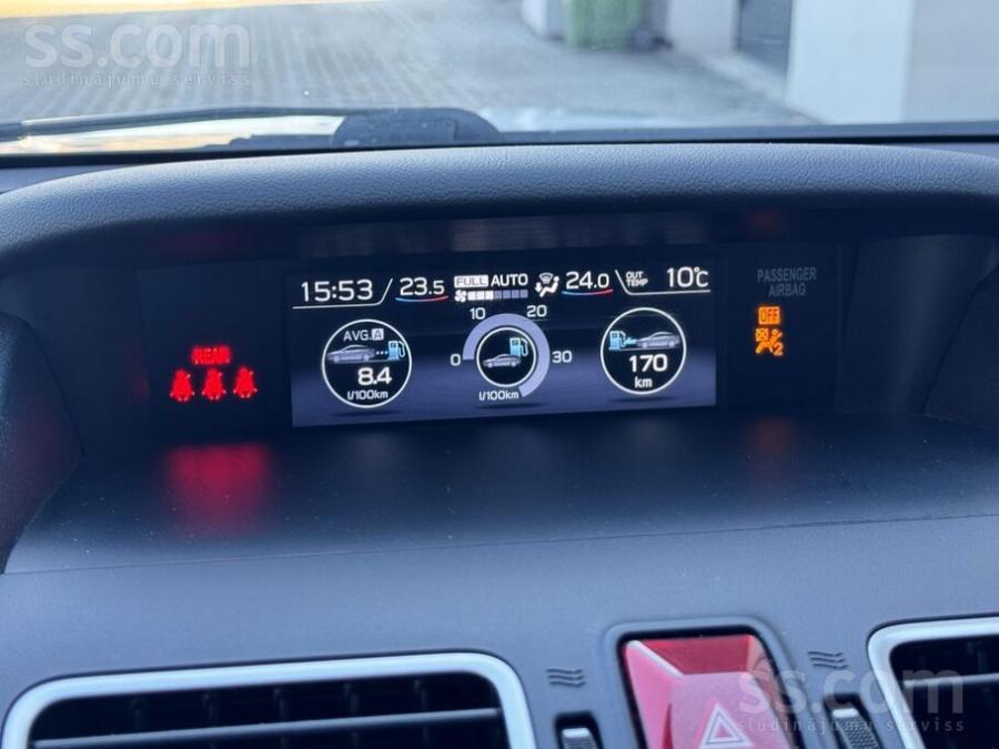 Pelēks Subaru Levorg 2018 Rīga, ar dzinēja tilpumu 1.60 L un nobraukumu 219 tūkst. km par 11800 €, foto 26 vietnē AUTOMOTO.COM.LV