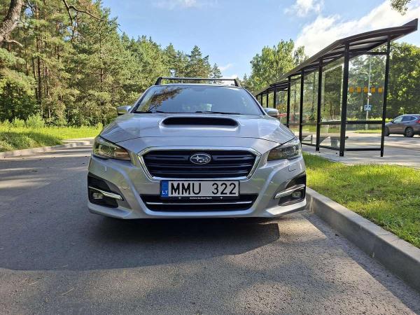Grey Subaru Levorg 2019 in Vilnius, with an engine capacity of 1.60 L and mileage of 207 thousand km for 13999 €, photo 2 on AUTOMOTO.COM.LV