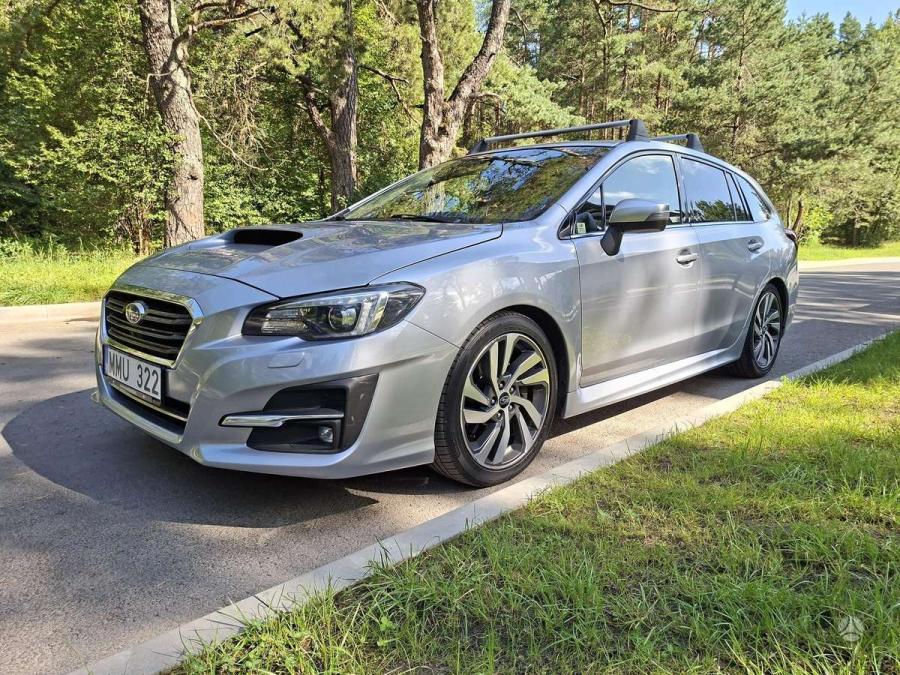 Grey Subaru Levorg 2019 in Vilnius, with an engine capacity of 1.60 L and mileage of 207 thousand km for 13999 €, photo 6 on AUTOMOTO.COM.LV