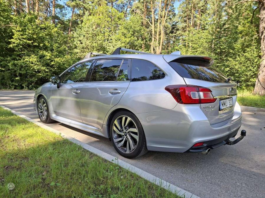 Grey Subaru Levorg 2019 in Vilnius, with an engine capacity of 1.60 L and mileage of 207 thousand km for 13999 €, photo 8 on AUTOMOTO.COM.LV