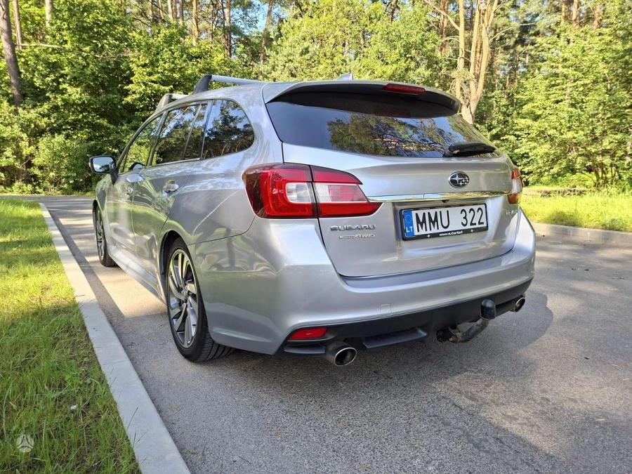 Grey Subaru Levorg 2019 in Vilnius, with an engine capacity of 1.60 L and mileage of 207 thousand km for 13999 €, photo 9 on AUTOMOTO.COM.LV