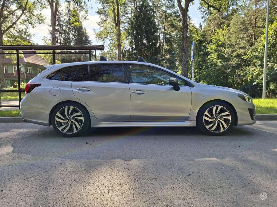 Grey Subaru Levorg 2019 in Vilnius, with an engine capacity of 1.60 L and mileage of 207 thousand km for 13999 €, photo 14 on AUTOMOTO.COM.LV