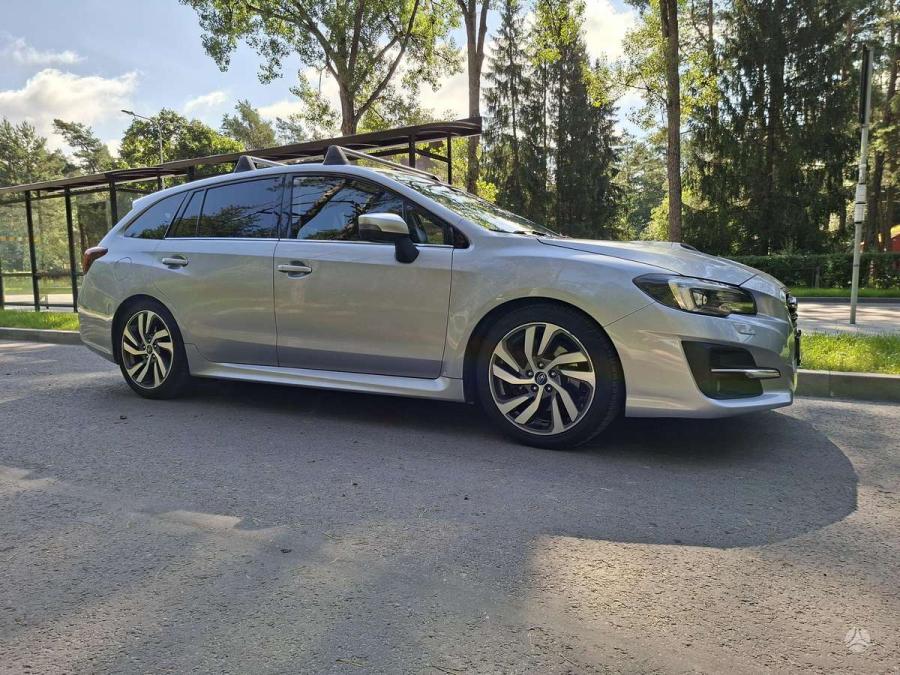 Grey Subaru Levorg 2019 in Vilnius, with an engine capacity of 1.60 L and mileage of 207 thousand km for 13999 €, photo 16 on AUTOMOTO.COM.LV