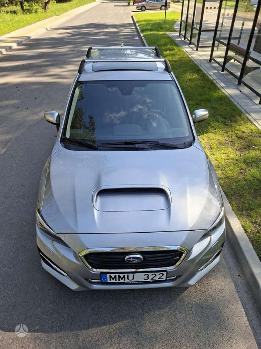 Grey Subaru Levorg 2019 in Vilnius, with an engine capacity of 1.60 L and mileage of 207 thousand km for 13999 €, photo 18 on AUTOMOTO.COM.LV