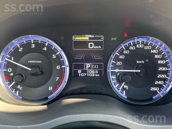 Grey Subaru Levorg 2020 in Riga, with an engine capacity of 2.00 L and mileage of 107 thousand km for 16800 €, photo 3 on AUTOMOTO.COM.LV