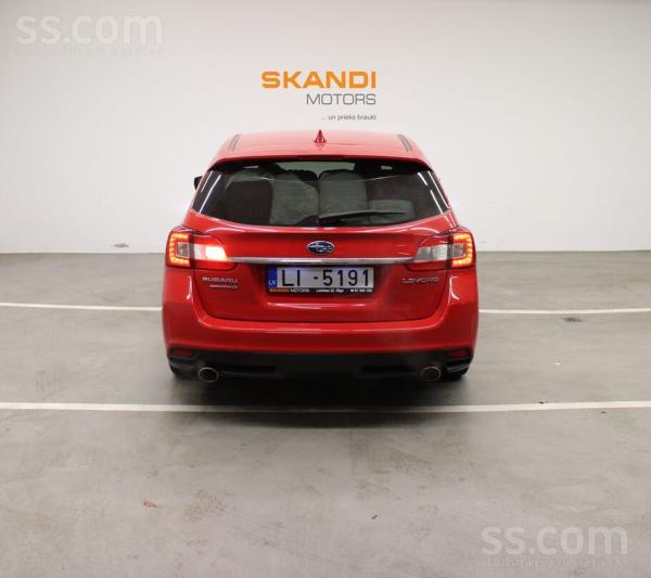 Red Subaru Levorg 2015 in Riga, with an engine capacity of 1.60 L and mileage of 170 thousand km for 11290 €, photo 5 on AUTOMOTO.COM.LV