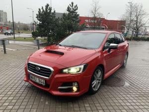 Red Subaru Levorg 2015 in Vilnius, with an engine capacity of 1.60 L and mileage of 180 thousand km for 9000 €, photo 3 on AUTOMOTO.COM.LV