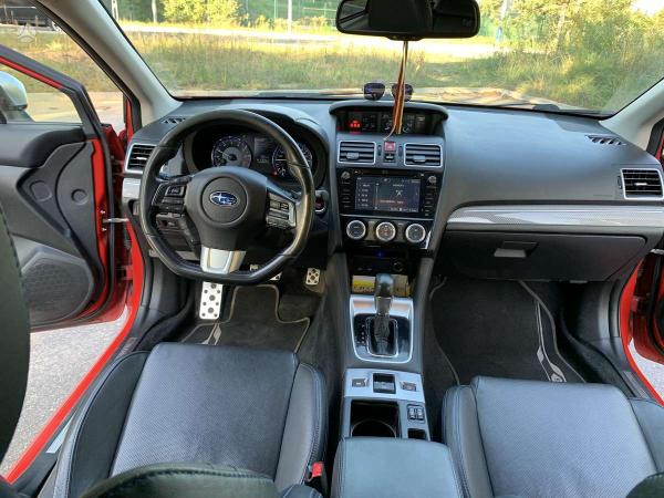 Red Subaru Levorg 2015 in Vilnius, with an engine capacity of 1.60 L and mileage of 180 thousand km for 9000 €, photo 7 on AUTOMOTO.COM.LV