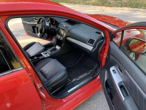 Red Subaru Levorg 2015 in Vilnius, with an engine capacity of 1.60 L and mileage of 180 thousand km for 9000 €, photo 9 on AUTOMOTO.COM.LV