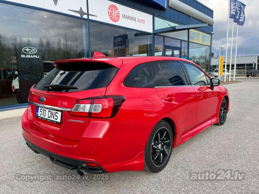 Red Subaru Levorg 2016 in Tartu, with an engine capacity of 1.60 L and mileage of 177 thousand km for 11500 €, photo 5 on AUTOMOTO.COM.LV