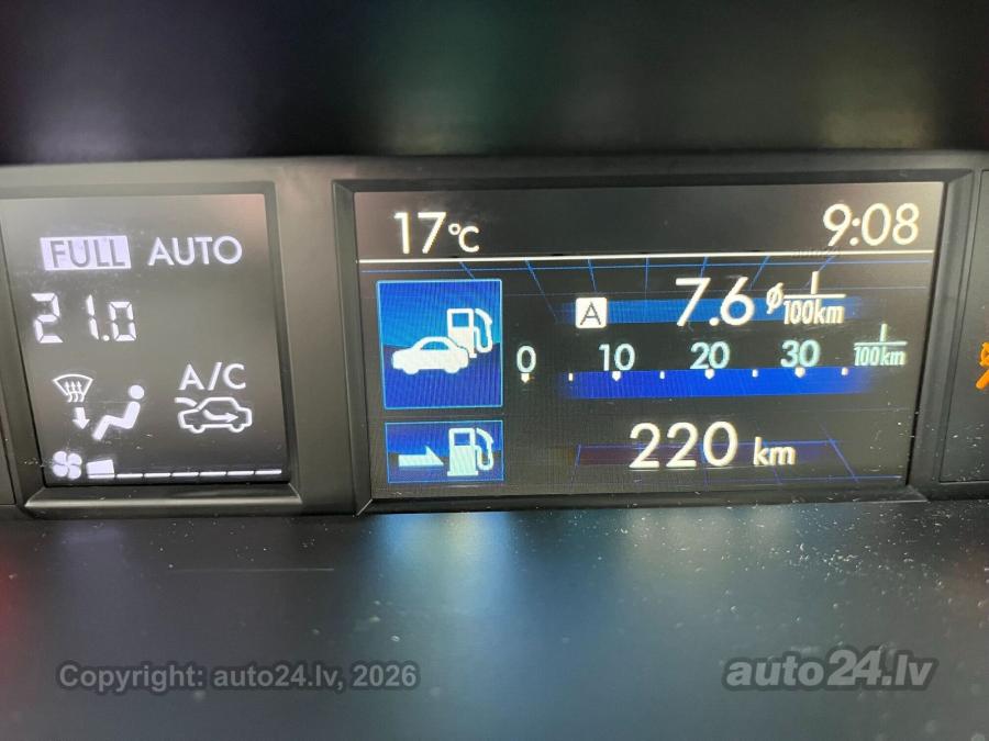 Красный Субару Levorg 2016 в Тарту, объемом двигателя 1.60 л и пробегом 177 тыс. км за 10900 €, фото 16 на AUTOMOTO.COM.LV