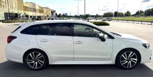 White Subaru Levorg 2016 in Vilnius, with an engine capacity of 1.60 L and mileage of 174 thousand km for 11000 €, photo 9 on AUTOMOTO.COM.LV
