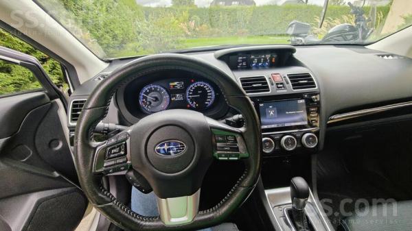 White Subaru Levorg 2016 in Riga, with an engine capacity of 1.60 L and mileage of 159 thousand km for 8500 €, photo 7 on AUTOMOTO.COM.LV