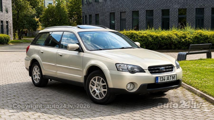 Smilšu krāsa Subaru Outback 2004 Tallina, ar dzinēja tilpumu 2.50 L un nobraukumu 182 tūkst. km par 2999 €, foto 6 vietnē AUTOMOTO.COM.LV