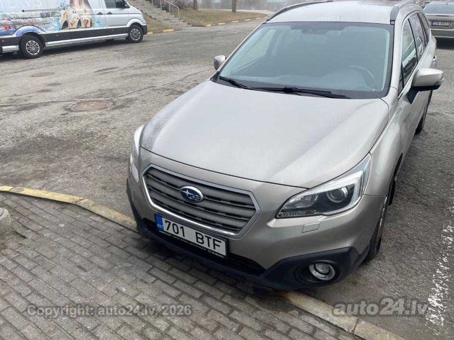 Smilšu krāsa Subaru Outback 2017 Tallina, ar dzinēja tilpumu 2.50 L un nobraukumu 179 tūkst. km par 12800 €, foto 1 vietnē AUTOMOTO.COM.LV