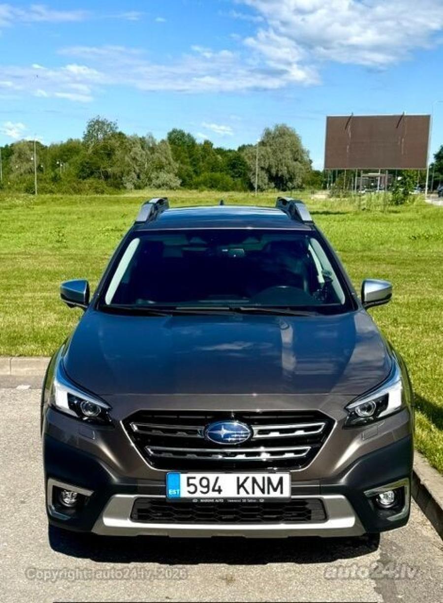 Beige Subaru Outback 2021 in Tallinn, with an engine capacity of 2.50 L and mileage of 62 thousand km for 28900 €, photo 1 on AUTOMOTO.COM.LV