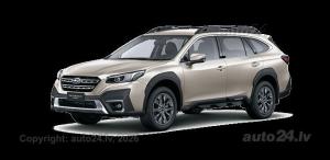 Smilšu krāsa Subaru Outback 2026 Narva, ar dzinēja tilpumu 2.50 L un nobraukumu 1 tūkst. km par 38900 €, foto  vietnē AUTOMOTO.COM.LV