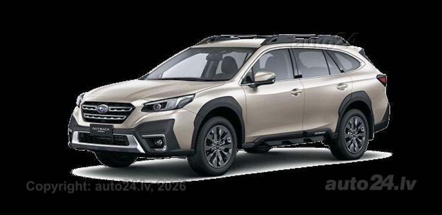 Smilšu krāsa Subaru Outback 2026 Narva, ar dzinēja tilpumu 2.50 L un nobraukumu 1 tūkst. km par 38900 €, foto 1 vietnē AUTOMOTO.COM.LV