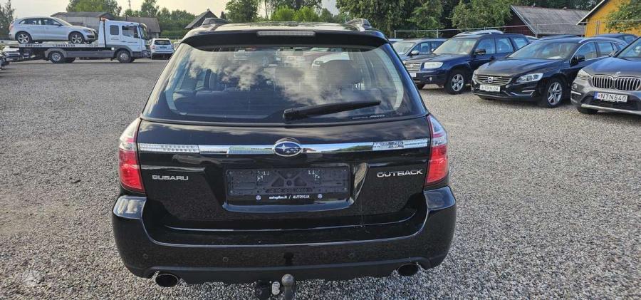 Melns Subaru Outback 2007 Utena, ar dzinēja tilpumu 2.50 L un nobraukumu 275 tūkst. km par 4600 €, foto 7 vietnē AUTOMOTO.COM.LV