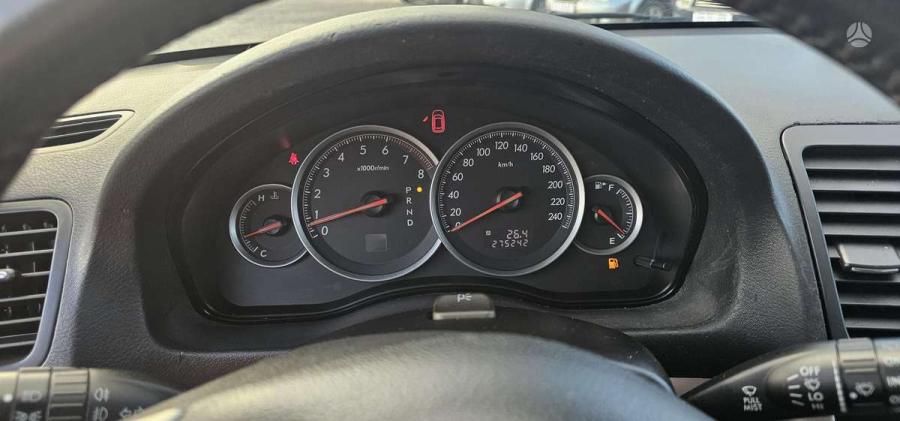 Melns Subaru Outback 2007 Utena, ar dzinēja tilpumu 2.50 L un nobraukumu 275 tūkst. km par 4600 €, foto 17 vietnē AUTOMOTO.COM.LV