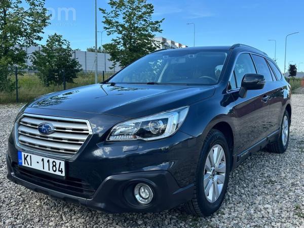 Black Subaru Outback 2015 in Riga, with an engine capacity of 2.00 L and mileage of 120 thousand km for 9700 €, photo 1 on AUTOMOTO.COM.LV