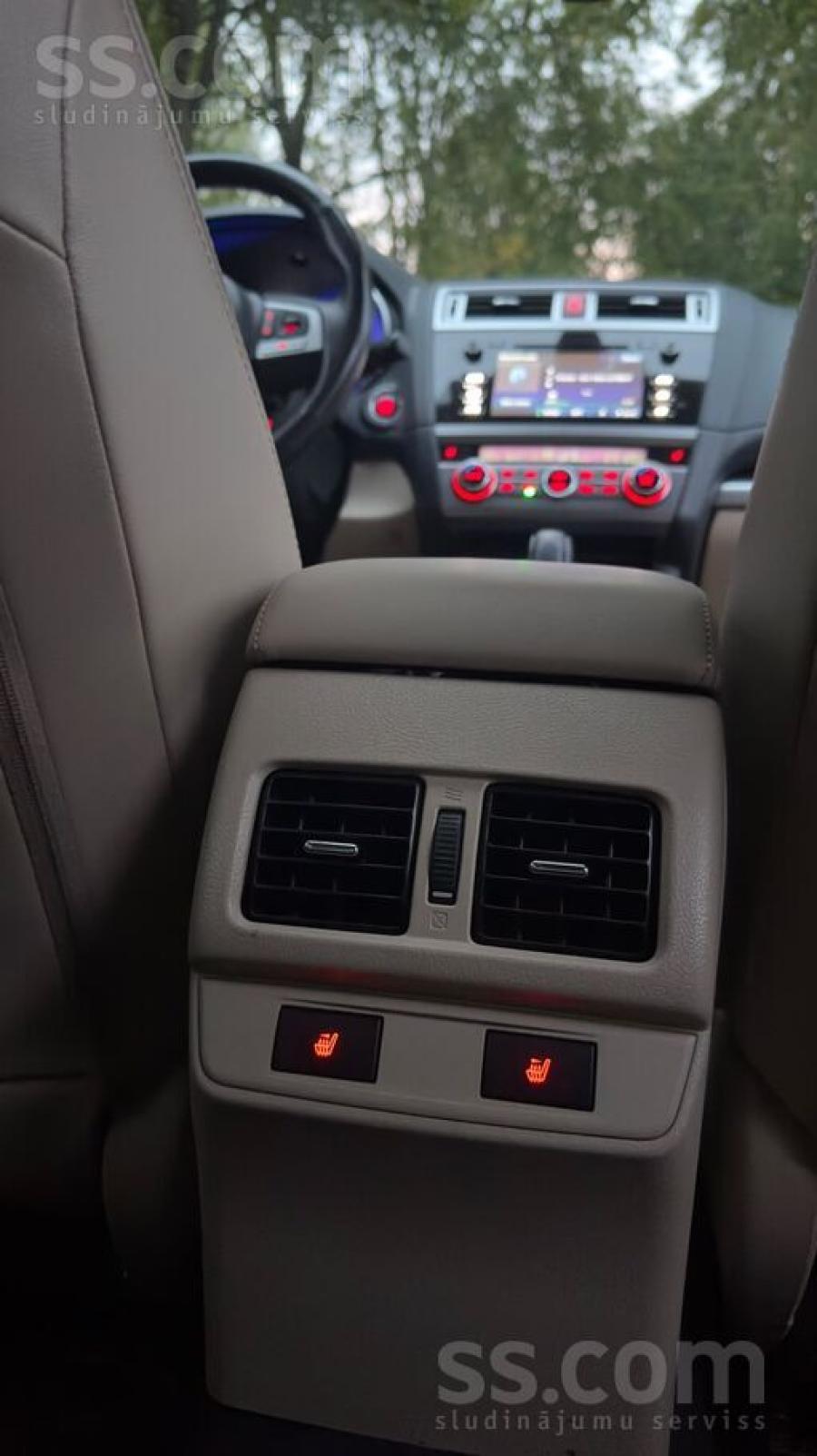 Black Subaru Outback 2018 in Riga, with an engine capacity of 2.00 L and mileage of 160 thousand km for 15500 €, photo 20 on AUTOMOTO.COM.LV