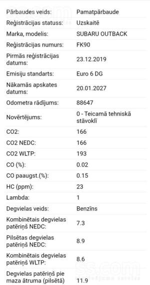 Melns Subaru Outback 2019 Rīga, ar dzinēja tilpumu 2.50 L un nobraukumu 103 tūkst. km par 19950 €, foto 25 vietnē AUTOMOTO.COM.LV