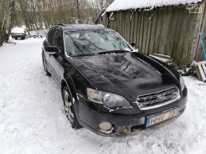 Black Subaru Outback 2005 in Utena, with an engine capacity of 2.50 L and mileage of 338 thousand km for 800 €, photo  on AUTOMOTO.COM.LV