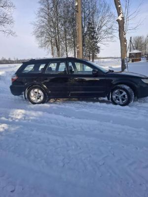 Black Subaru Outback 2006 in Utena, with an engine capacity of 2.50 L and mileage of 400 thousand km for 2100 €, photo 3 on AUTOMOTO.COM.LV