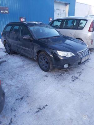 Black Subaru Outback 2006 in Vilnius, with an engine capacity of 2.46 L and mileage of 186 thousand km for 3300 €, photo  on AUTOMOTO.COM.LV