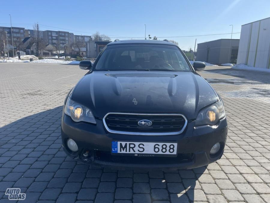 Black Subaru Outback 2006 in Raseiniai, with an engine capacity of 2.50 L and mileage of 350 thousand km for 1250 €, photo 6 on AUTOMOTO.COM.LV