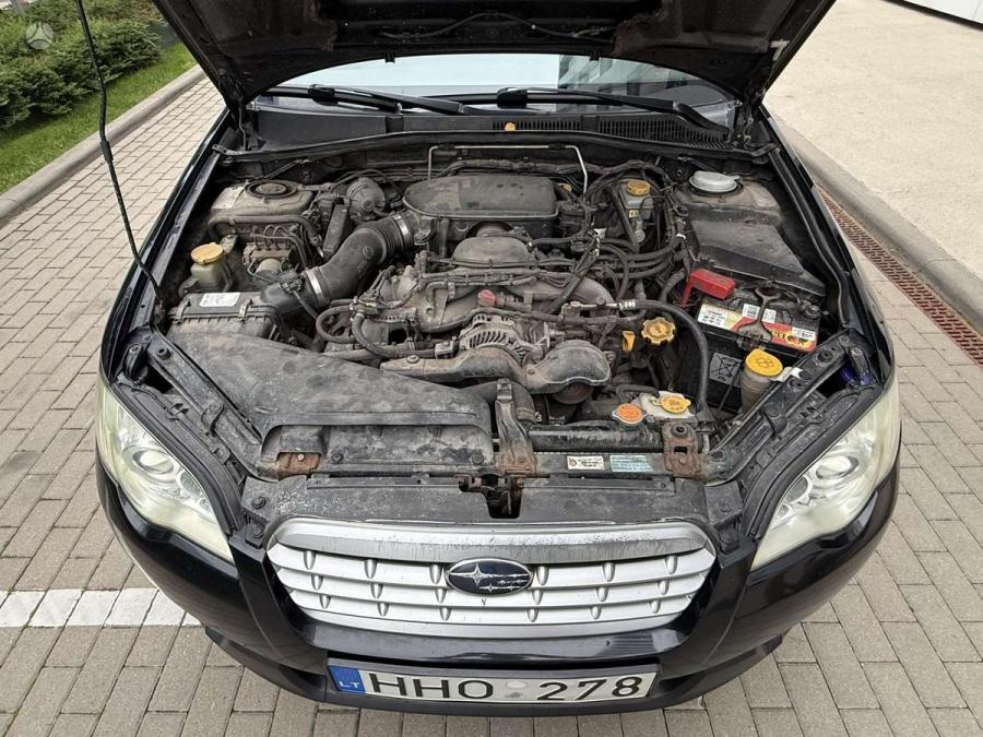 Black Subaru Outback 2006 in Vilnius, with an engine capacity of 2.46 L and mileage of 314 thousand km for 2750 €, photo 8 on AUTOMOTO.COM.LV