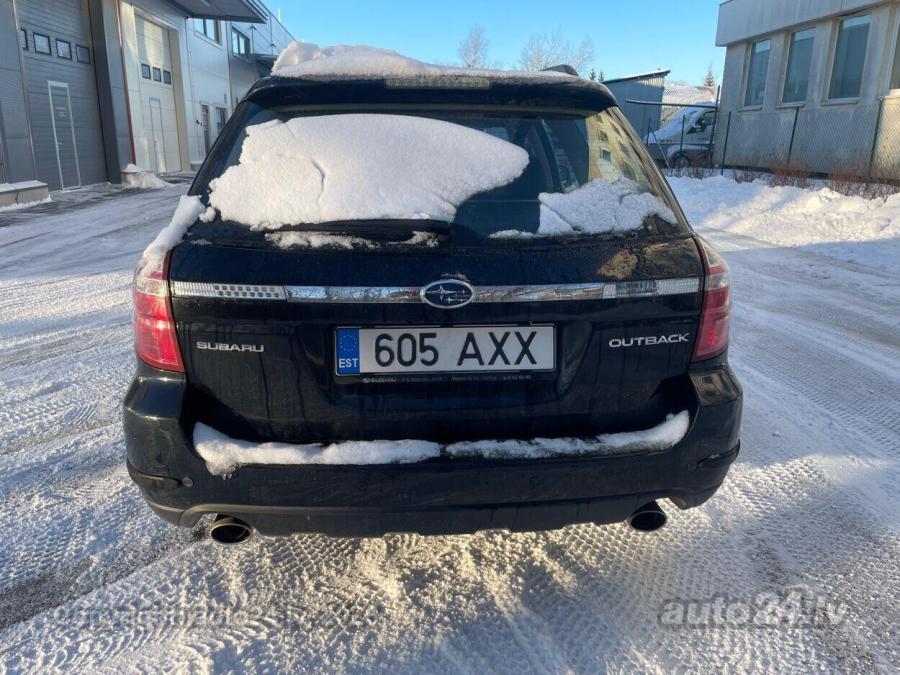 Black Subaru Outback 2007 in Tallinn, with an engine capacity of 2.50 L and mileage of 229 thousand km for 1990 €, photo 7 on AUTOMOTO.COM.LV