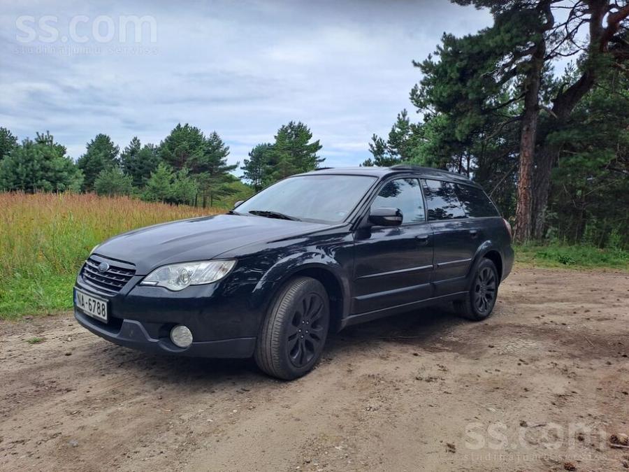 Melns Subaru Outback 2007 Ventspils, ar dzinēja tilpumu 3.00 L un nobraukumu 426 tūkst. km par 2400 €, foto 1 vietnē AUTOMOTO.COM.LV
