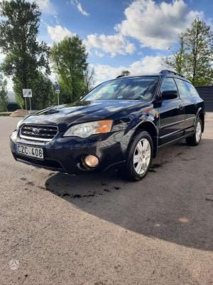 Black Subaru Outback 2007 in Vilnius, with an engine capacity of 2.46 L and mileage of 162 thousand km for 2600 €, photo  on AUTOMOTO.COM.LV
