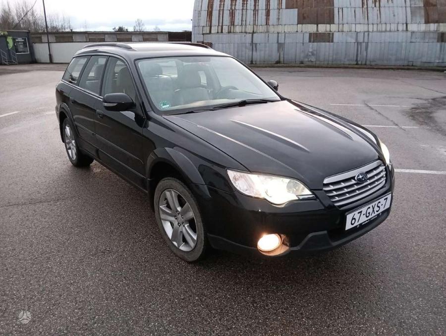 Melns Subaru Outback 2008 Utena, ar dzinēja tilpumu 2.50 L un nobraukumu 211 tūkst. km par 4750 €, foto 1 vietnē AUTOMOTO.COM.LV