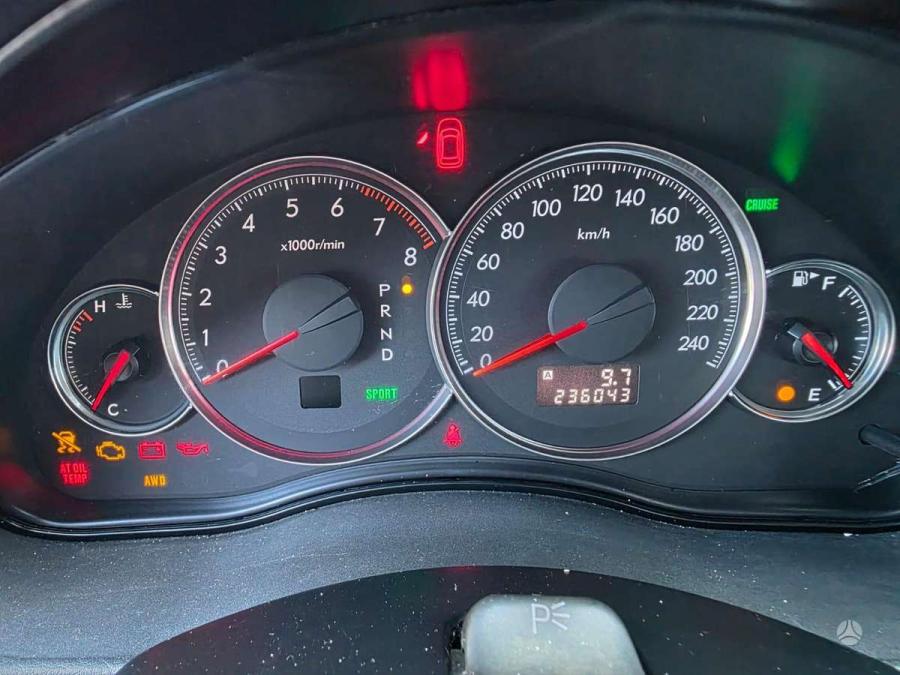 Melns Subaru Outback 2008 Utena, ar dzinēja tilpumu 2.50 L un nobraukumu 236 tūkst. km par 4650 €, foto 12 vietnē AUTOMOTO.COM.LV