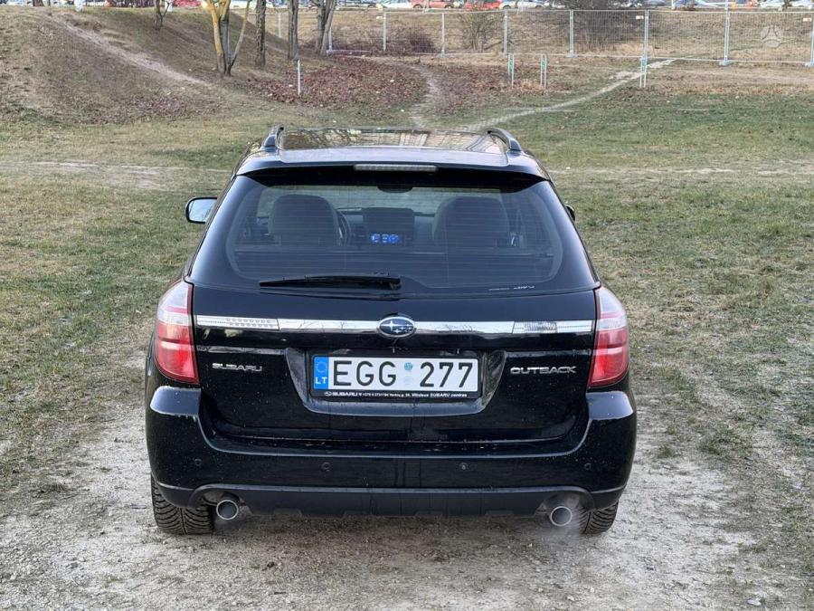 Melns Subaru Outback 2009 Viļņa, ar dzinēja tilpumu 2.46 L un nobraukumu 231 tūkst. km par 2850 €, foto 7 vietnē AUTOMOTO.COM.LV
