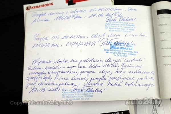 Черный Субару Аутбек 2010 в Таллин, объемом двигателя 2.00 л и пробегом 299 тыс. км за 2299 €, фото 8 на AUTOMOTO.COM.LV