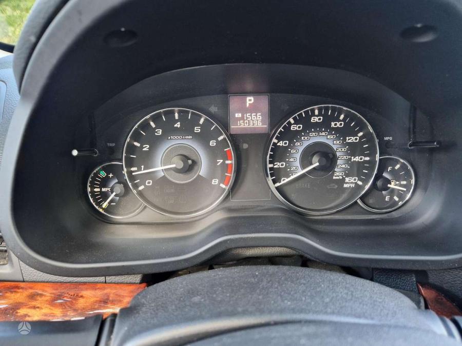 Black Subaru Outback 2010 in Utena, with an engine capacity of 3.63 L and mileage of 241 thousand km for 4800 €, photo 10 on AUTOMOTO.COM.LV