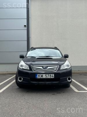 Black Subaru Outback 2011 in Riga, with an engine capacity of 2.00 L and mileage of 296 thousand km for 3100 €, photo  on AUTOMOTO.COM.LV