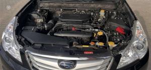 Black Subaru Outback 2011 in Vilnius, with an engine capacity of 2.46 L and mileage of 260 thousand km for 6350 €, photo 20 on AUTOMOTO.COM.LV