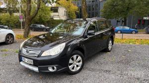 Black Subaru Outback 2011 in Riga, with an engine capacity of 2.50 L and mileage of 311 thousand km for 2500 €, photo 1 on AUTOMOTO.COM.LV