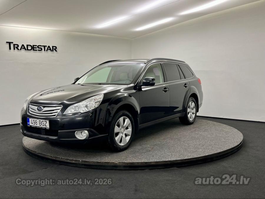 Black Subaru Outback 2012 in Parnu, with an engine capacity of 2.50 L and mileage of 329 thousand km for 3990 €, photo 1 on AUTOMOTO.COM.LV
