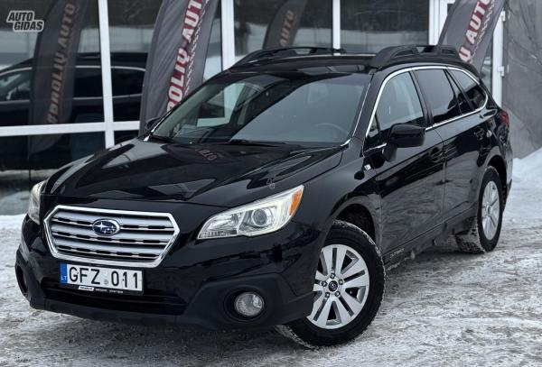 Melns Subaru Outback 2015 Radviliškis, ar dzinēja tilpumu 2.50 L un nobraukumu 249 tūkst. km par 9650 €, foto 1 vietnē AUTOMOTO.COM.LV