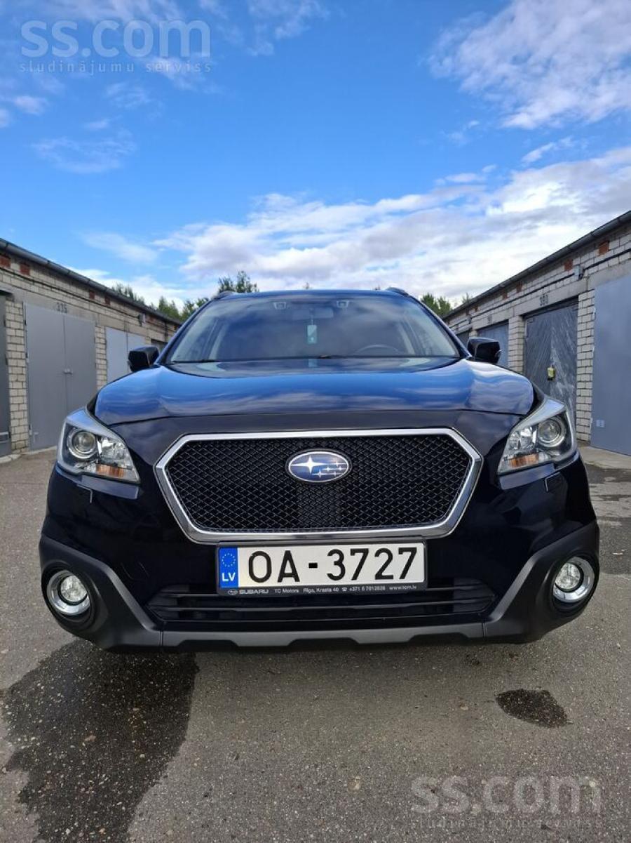 Black Subaru Outback 2015 in Riga, with an engine capacity of 2.00 L and mileage of 189 thousand km for 12800 €, photo 1 on AUTOMOTO.COM.LV