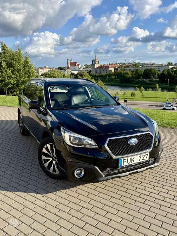 Melns Subaru Outback 2015 Viļņa, ar dzinēja tilpumu 2.50 L un nobraukumu 313 tūkst. km par 12900 €, foto 1 vietnē AUTOMOTO.COM.LV