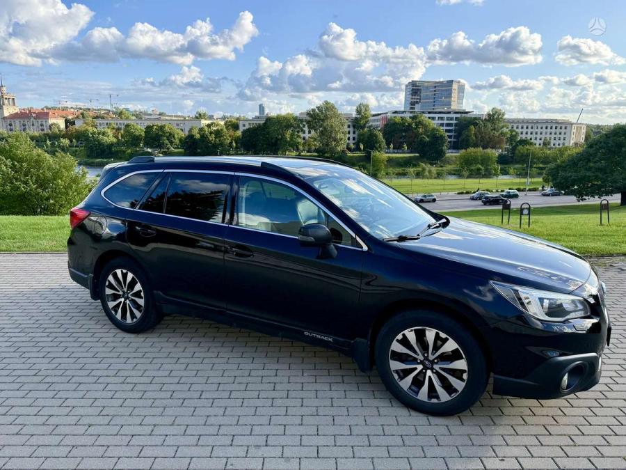Black Subaru Outback 2015 in Vilnius, with an engine capacity of 2.50 L and mileage of 313 thousand km for 12900 €, photo 18 on AUTOMOTO.COM.LV