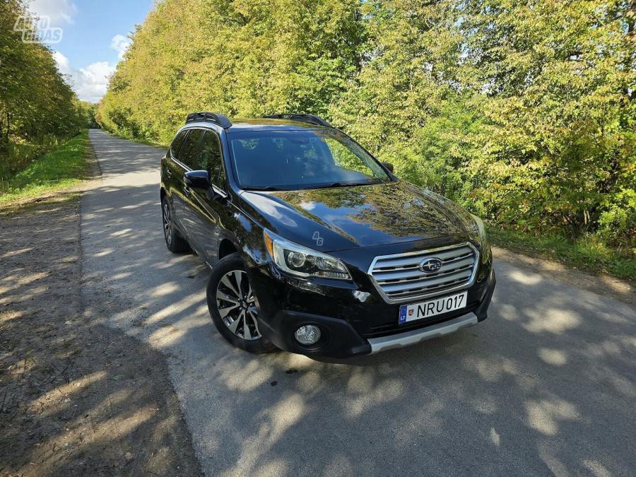 Black Subaru Outback 2015 in Alytus, with an engine capacity of 3.60 L and mileage of 182 thousand km for 13260 €, photo 10 on AUTOMOTO.COM.LV