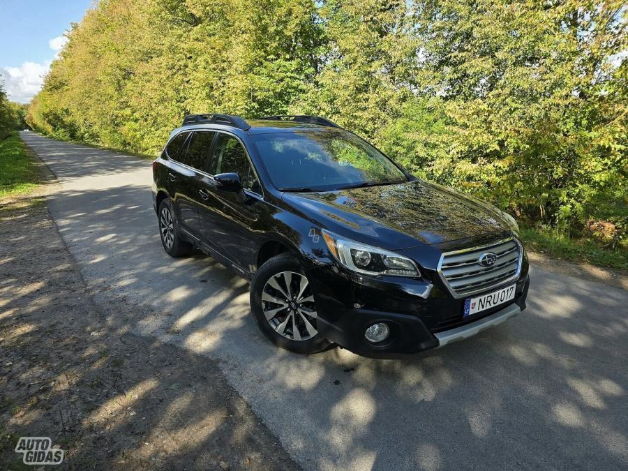Black Subaru Outback 2015 in Alytus, with an engine capacity of 3.60 L and mileage of 182 thousand km for 13260 €, photo 14 on AUTOMOTO.COM.LV